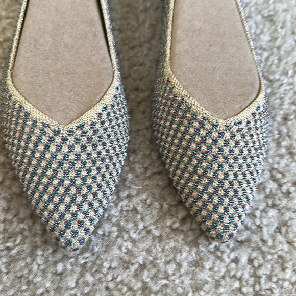 Rothy's | Shoes | Nwt Rothys The Point Multi Metallic Flats | Poshmark